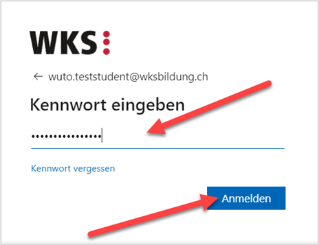 WKS-Login: erste Anmeldung (ALL)