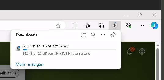 Safe Exam Browser installieren (ALL)